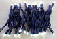230V extendable LED play light string, rubber cable, IP44, CE, RosH, party light string, garland, LED-PLR-100-10M-230V-W supplier